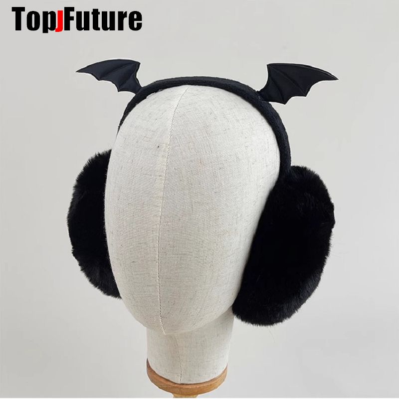 Ear Muff Earmuff Ear Warmer With Horns for Women G... – Vicedeal