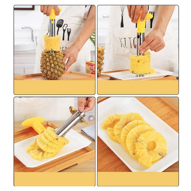 Stainless Steel Pineapple Corer Slicer Tool for Ho... – Grandado