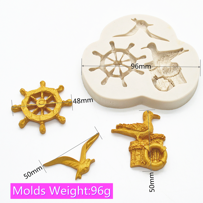 Moldes de silicona de anclaje de timón de gaviota ... – Grandado
