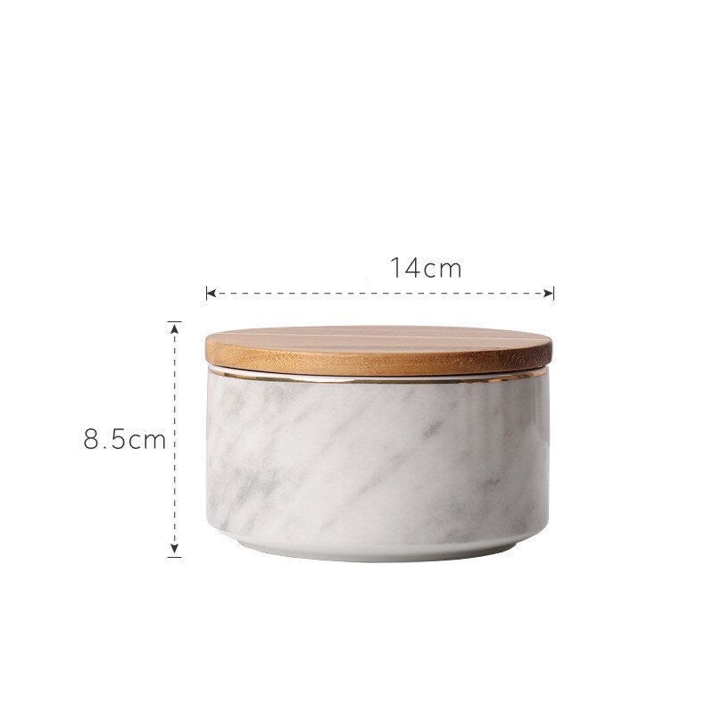 Nordic Ceramic Storage Bottles Marble Vessel Model... – Grandado