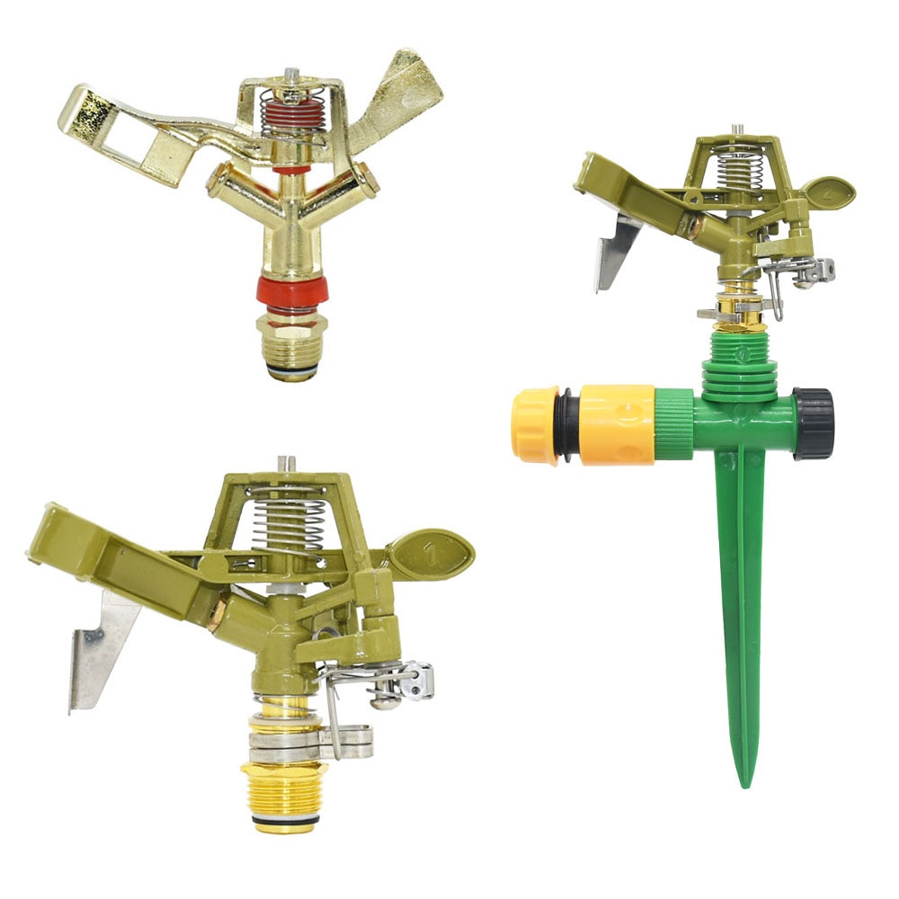 Garden Lawn Rotating Sprinklers With Plastic Spike... – Grandado