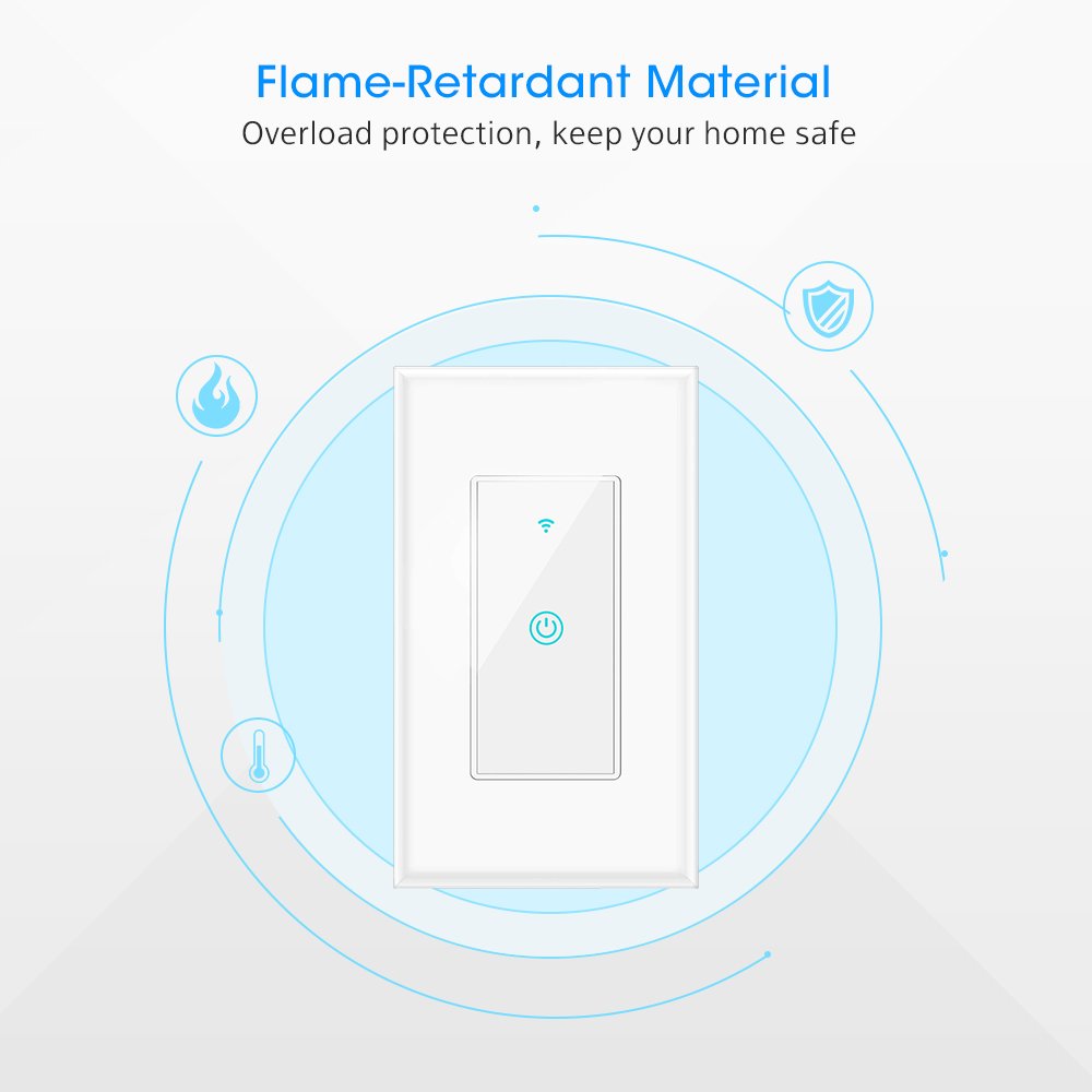 Smart WiFi Light Touch Muur Switch US Interruptor ... – Vicedeal