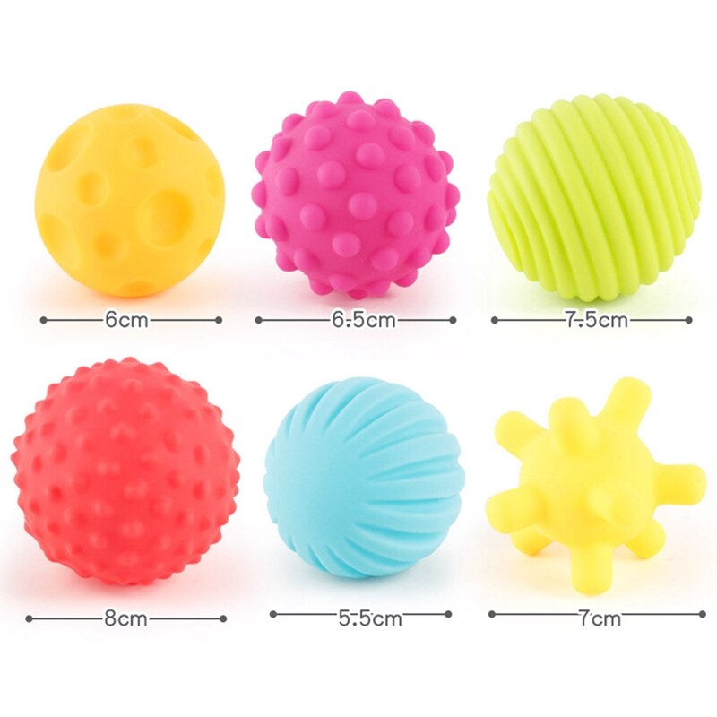 Baby Toys Hand Grasping Ball Soft Ball Textured Mu... – Grandado