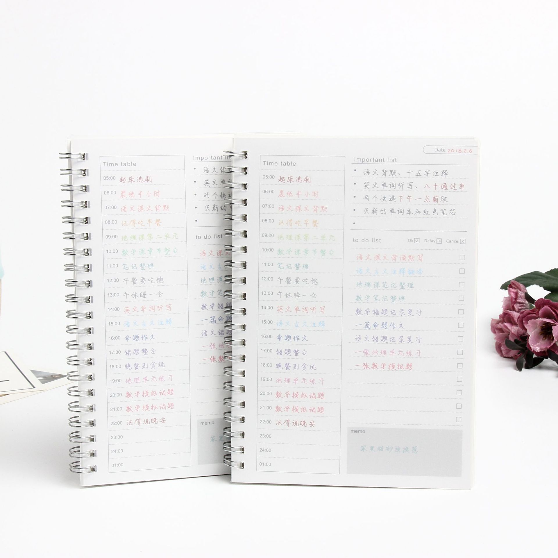 Agenda Planner Notebook To Do List Weekly Planner ... – Vicedeal
