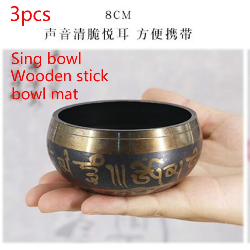 Nepal Handmade Tibetan Sing Bowl 7 size Himalayan ... – Vicedeal