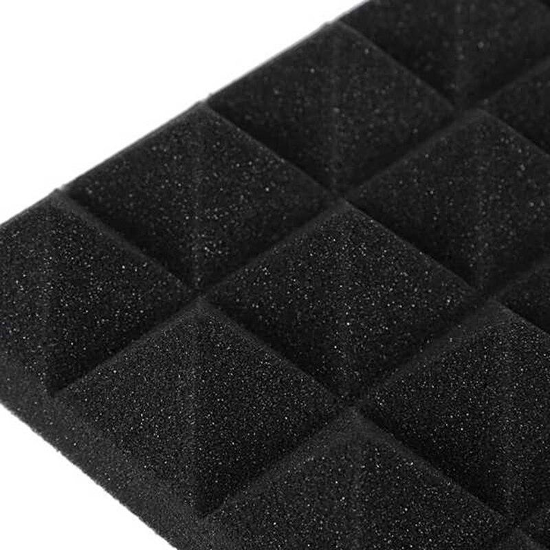 12 Piece Charcoal Acoustic Panel Studio Foam Wedge... – Vicedeal