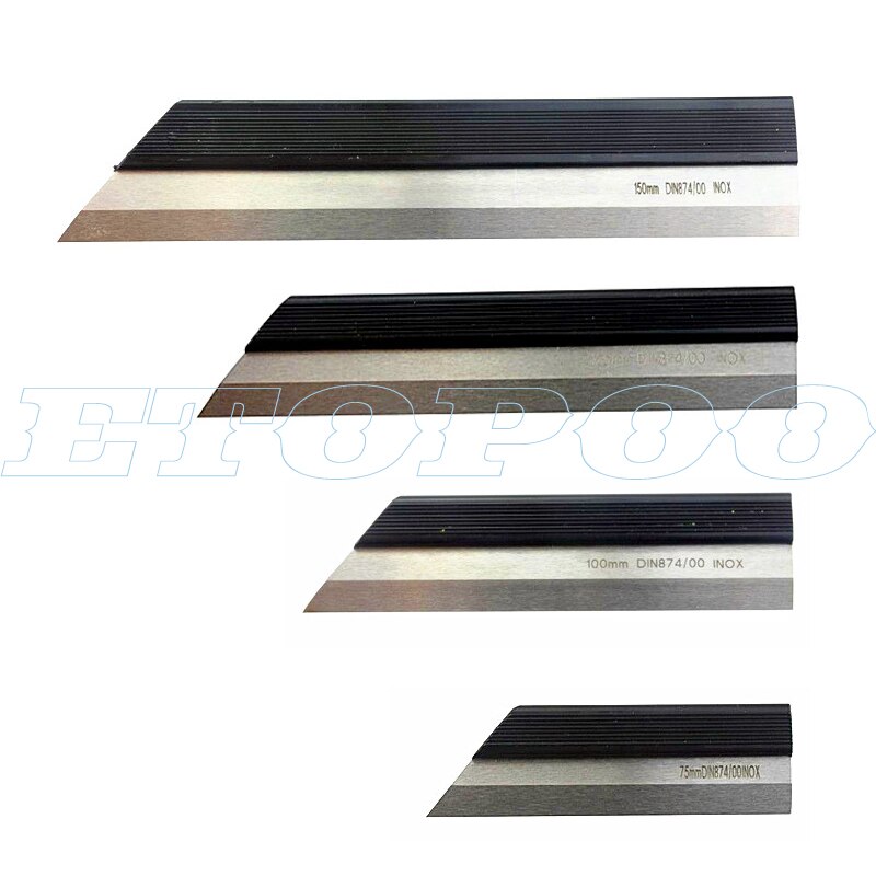 INOX DIN874-00 Stainless Steel Straight Edge Ruler... – Vicedeal