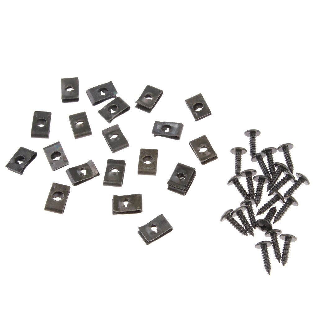 20 Stuks Metalen Sluiting U-Type Clips En Schroeve... – Vicedeal