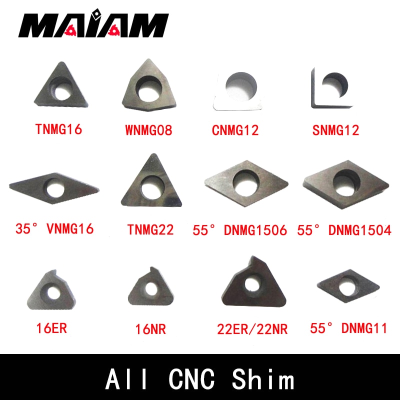 1 stk cnc shim tilbehør tnmg 16 wnmg 08 cnmg 12 sn... – Grandado
