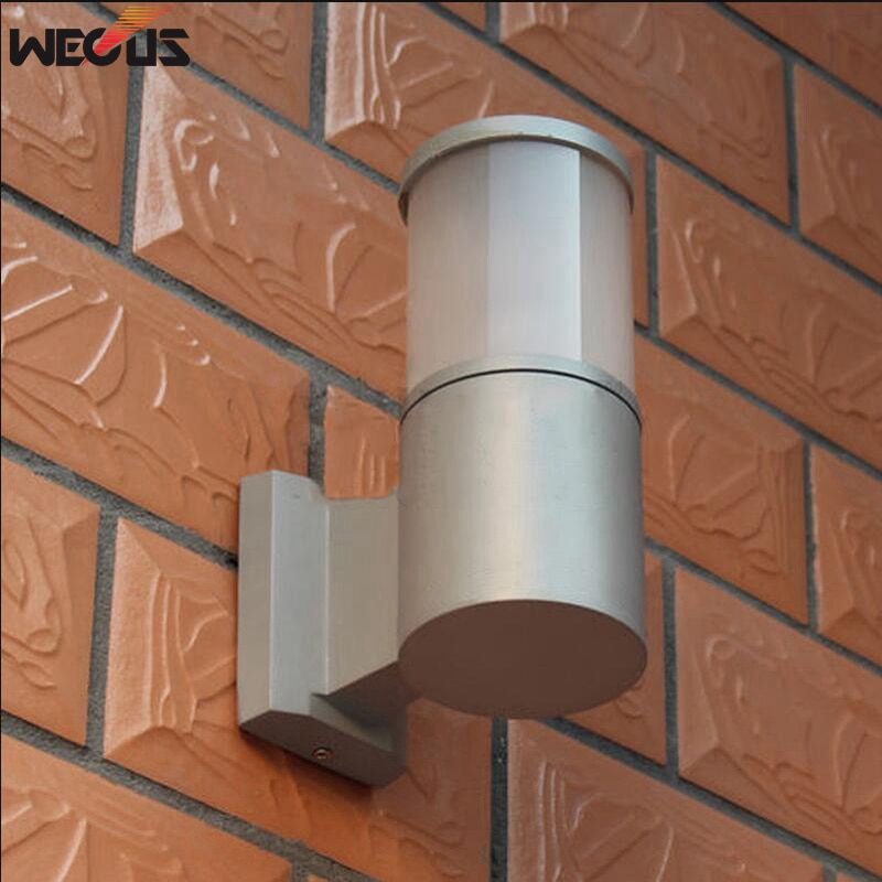 (WECUS) Outdoor wall lamp, modern simple exterior ... – Grandado