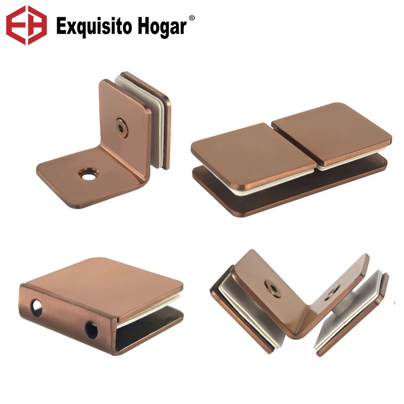 Stainless Steel 304 Rose Gold Glass Fixed Clip Bat... – Vicedeal