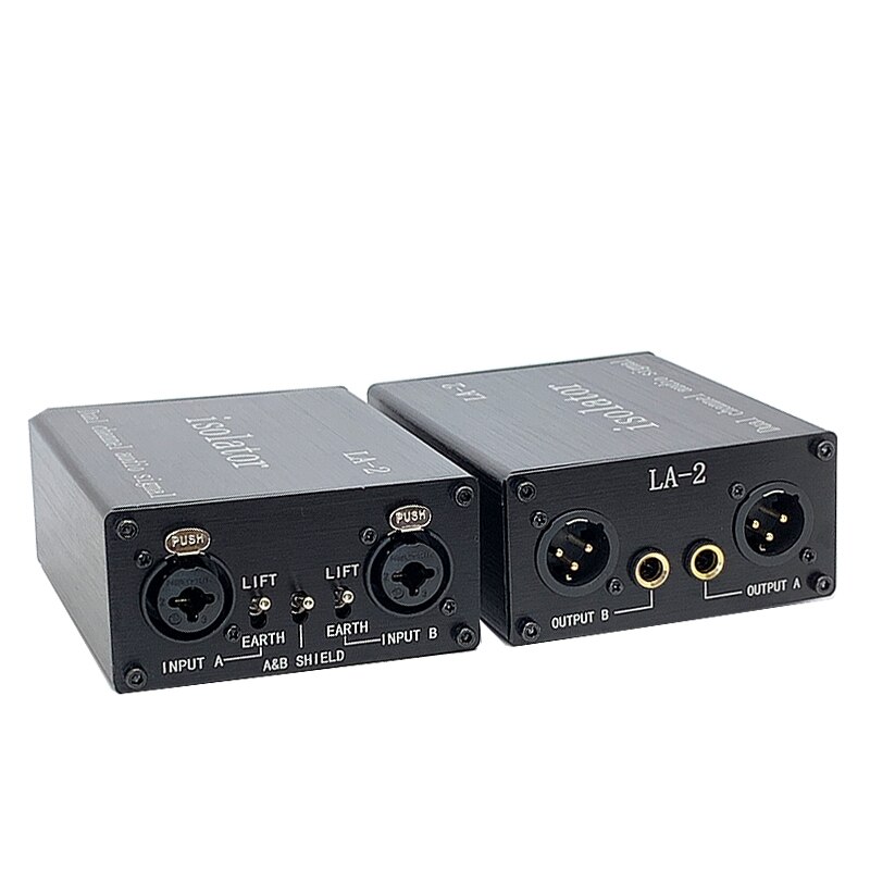 Audio signal isolator 6.35 XLR head mixer audio cu... – Vicedeal