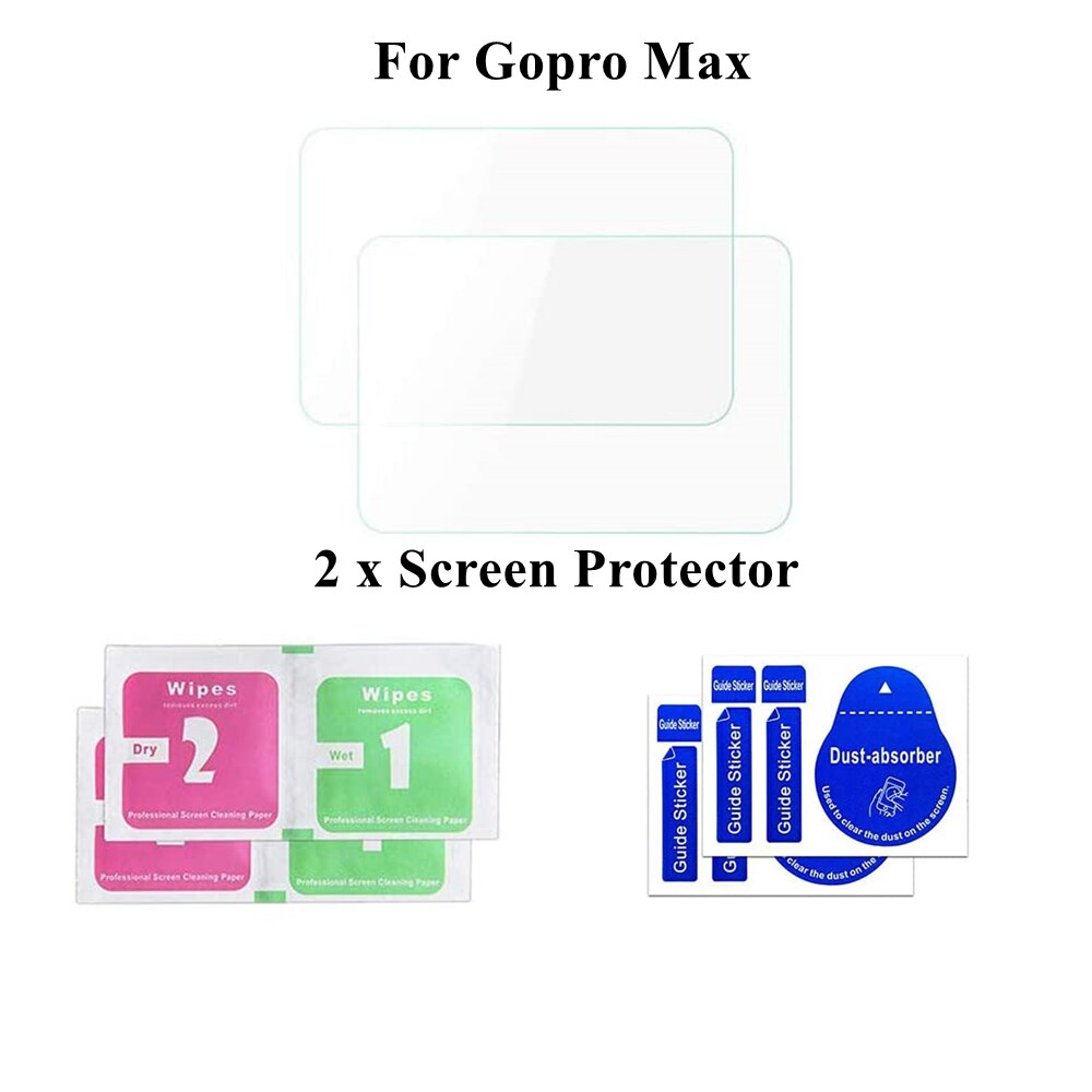 Voor Go Pro Max Accessoires Screen Protector Tempe... – Vicedeal