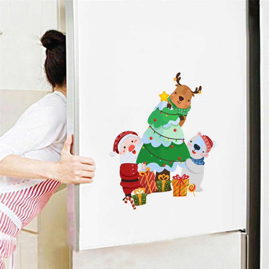 Wall Stickers Christmas Decorations for Home Affix... – Grandado