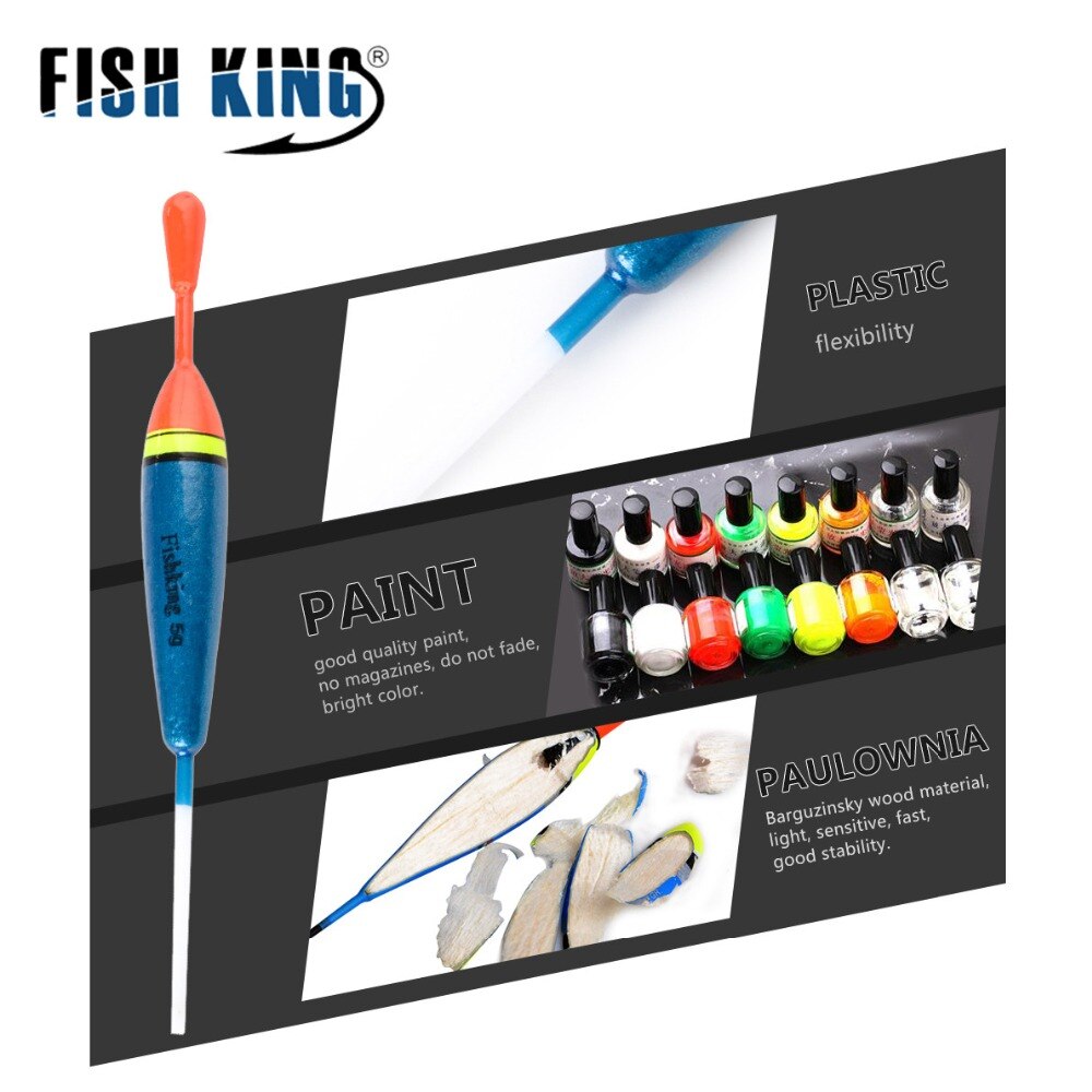 FISH KING 4 unids/lote, conjunto De boya con mezcl... – Grandado
