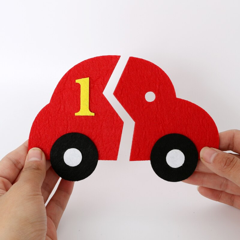 10Pcs/Set Felt Cloth Car Shape Craft Kids Learning... – Vicedeal
