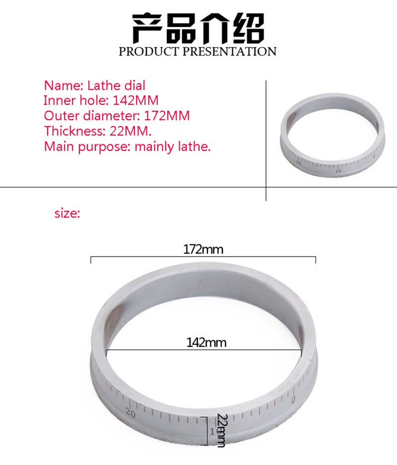 1PC 0-70mm Lathe Large Scale Metal Ring Dial Machi... – Grandado
