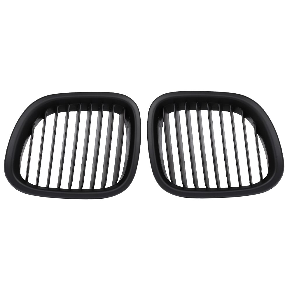 1 par preto fosco rim grille grill substituição pa... – Grandado