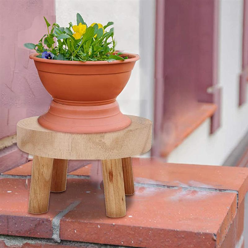 Solid Wood Flower Pot Stand Garden Plant Stand Pla... – Grandado