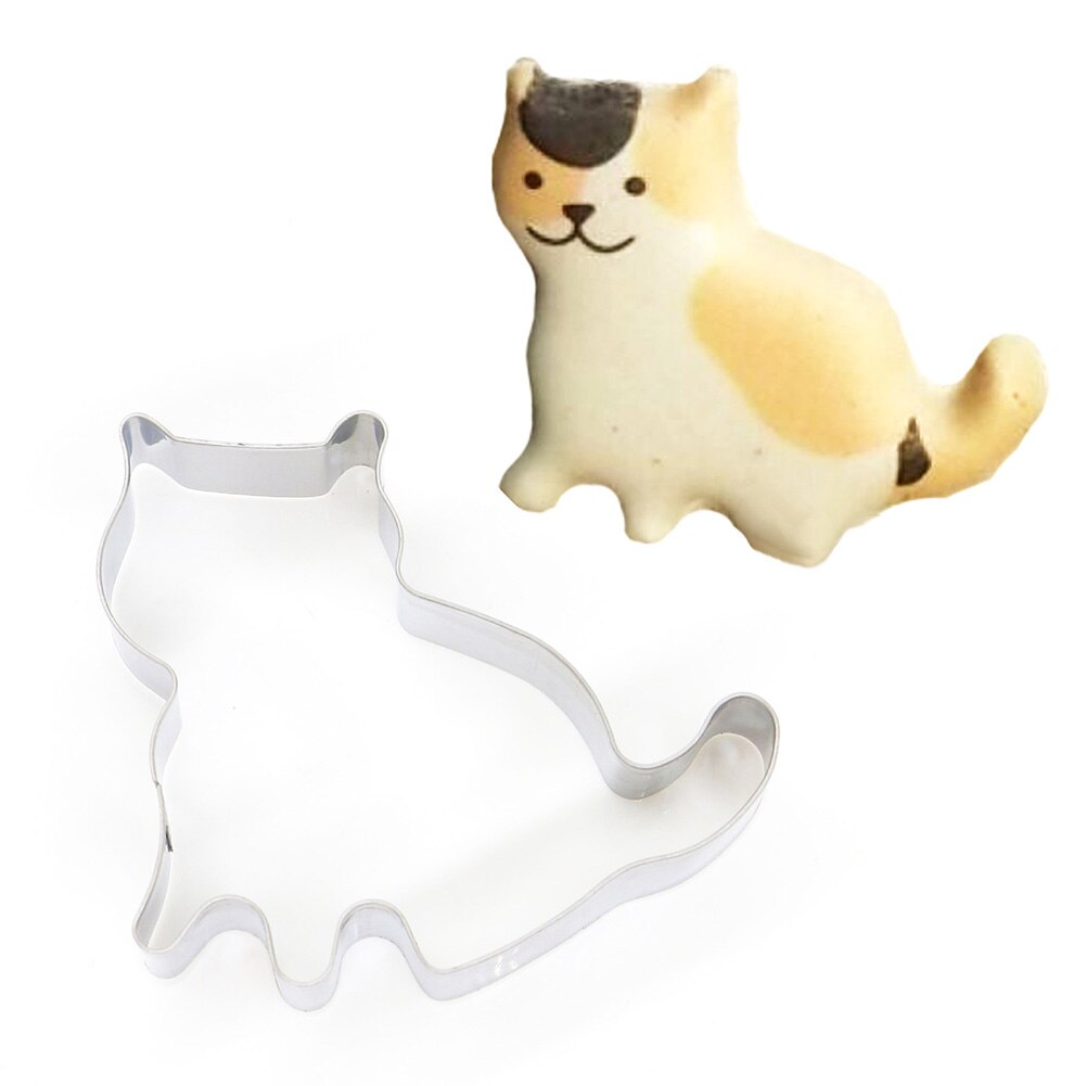 Stainless Steel Cats Shape Biscuit Cookie Cutter M... – Grandado