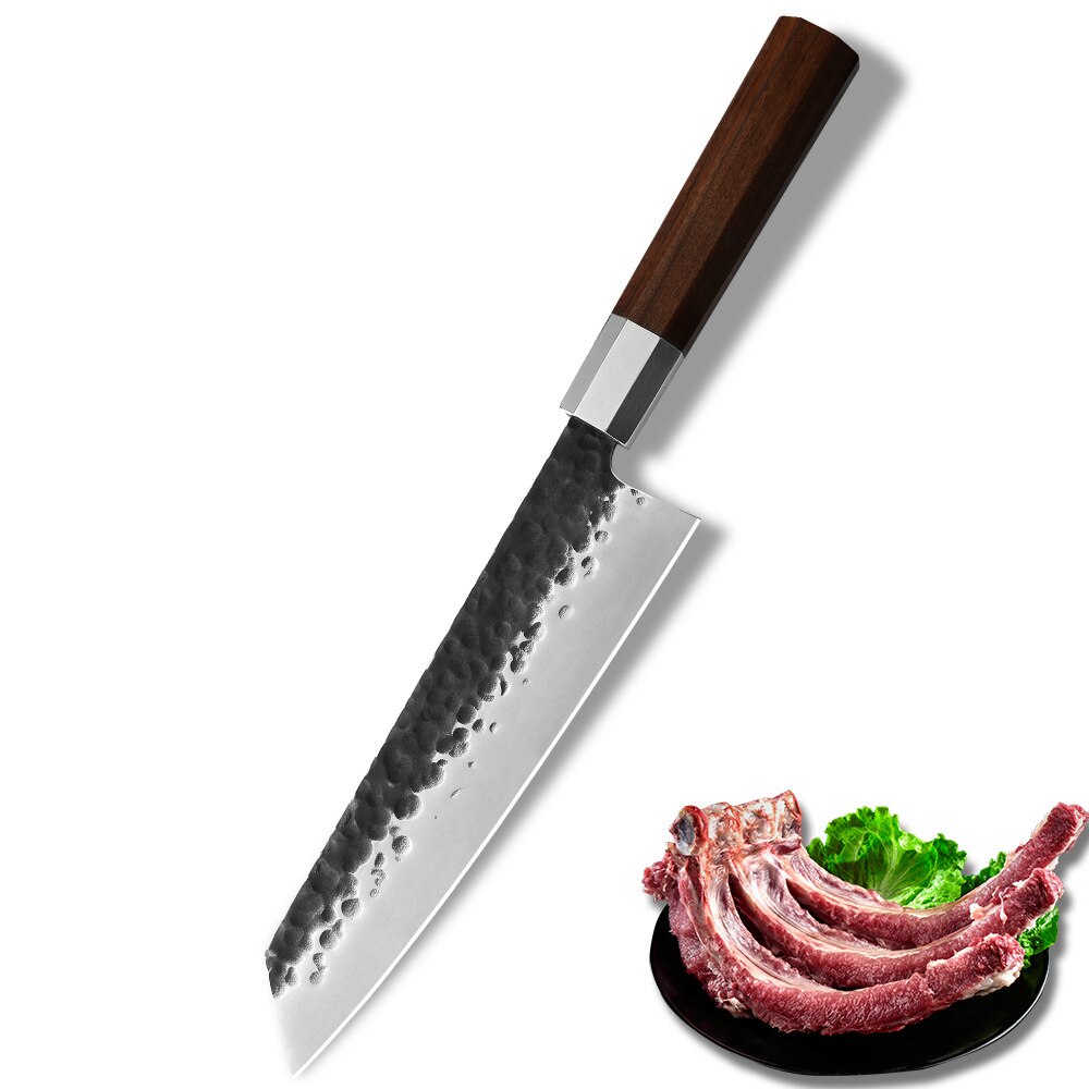Japanese Kitchen Kitchen Knife Rosewood Octagonal ... – Vicedeal