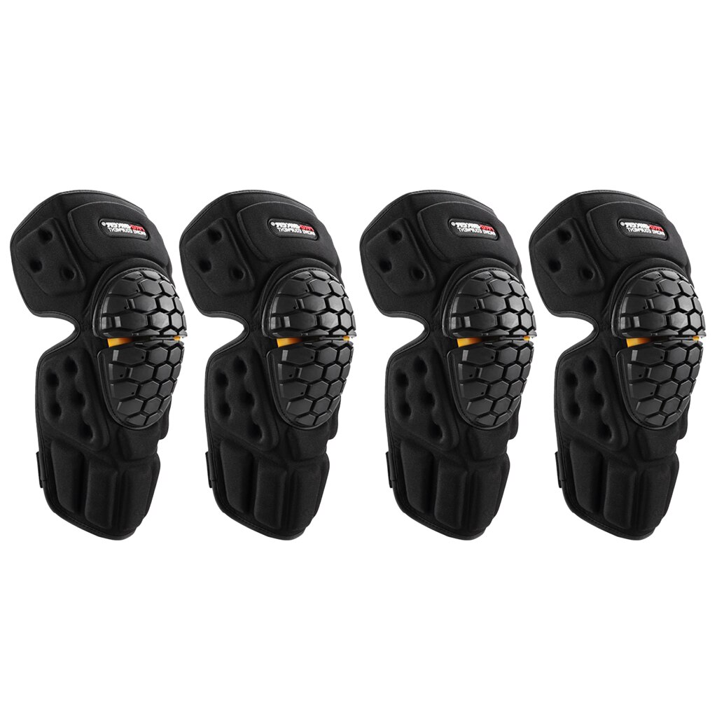 2 Paar Zware Kniebeschermers Beschermende Motorfie... – Grandado