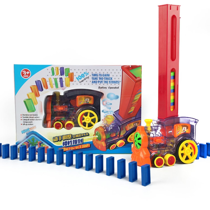 Domino Train Toy Set , Rally Electric Train Model ... – Grandado