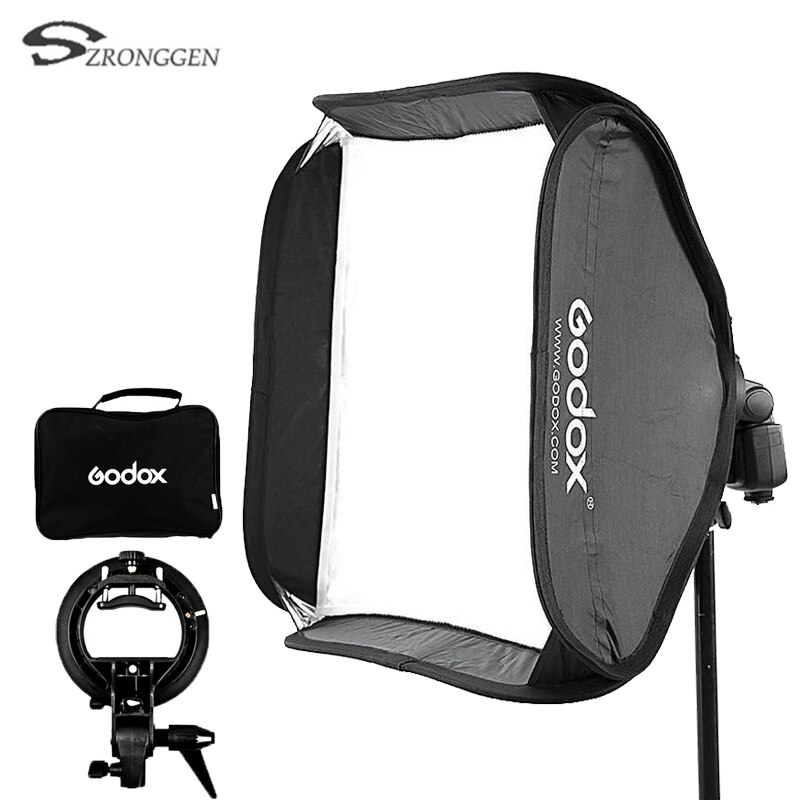 Godox 60 x 60cm Flash Softbox Kit with S-Type Brac... – Vicedeal