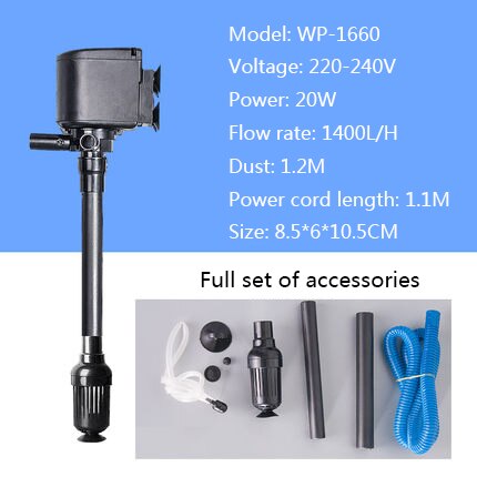 SOBO multi-function submersible pump fish tank fil... – Grandado