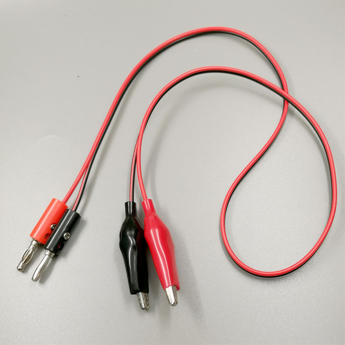 1 Pair Alligator Testing Cord Lead Clip Electrical... – Vicedeal
