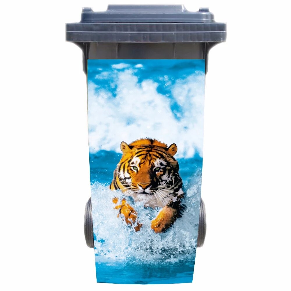 DIY tiger running in water Adhesive Removable Wate... – Grandado