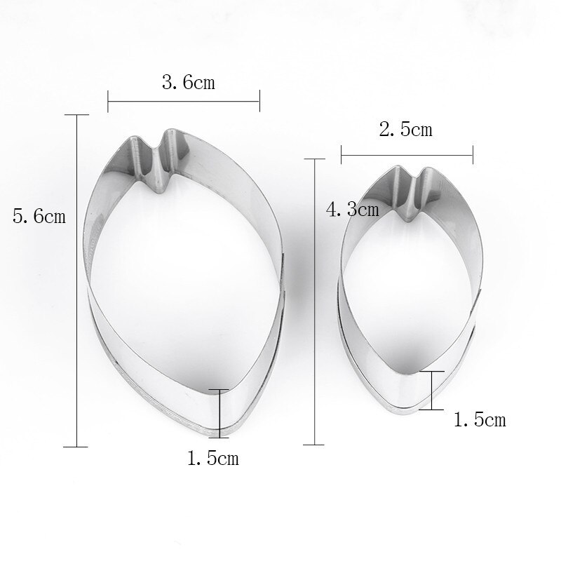 2pcs Tulip Flower Cookie Cutter Cake Decorating To... – Grandado