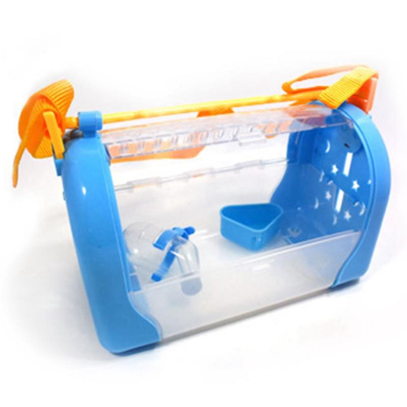 Small Pet Hamster Carry Cage Plastic Portable Guin... – Vicedeal