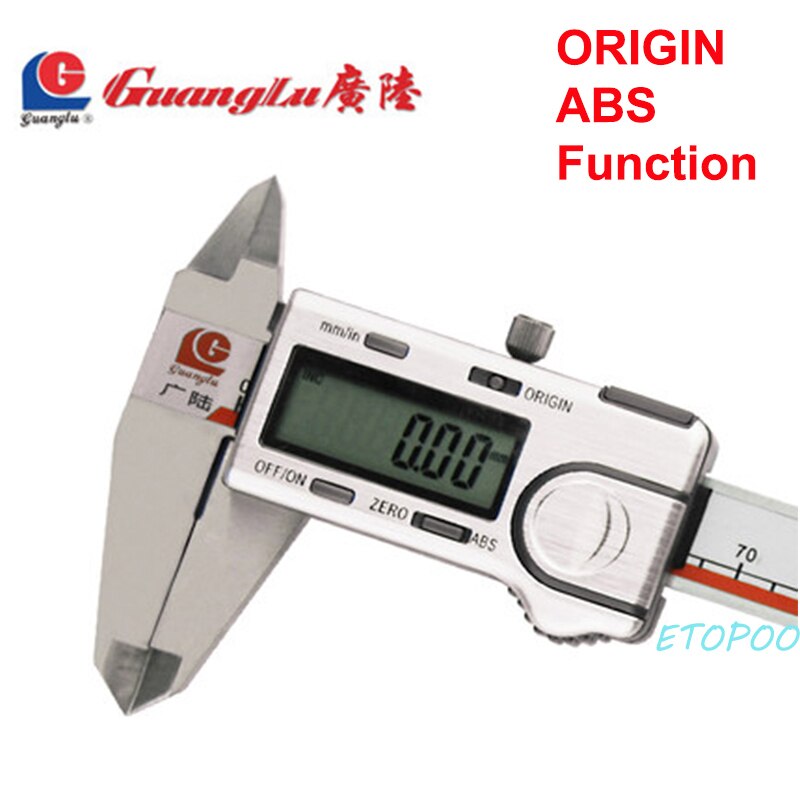 GUANGLU ABS Origin Digital Caliper 0-150mm 6inch S... – Vicedeal