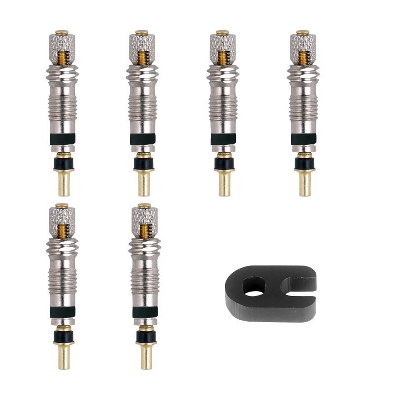 2/6/12PCS Presta Valve Brass Core W/ Optional Tool... – Grandado