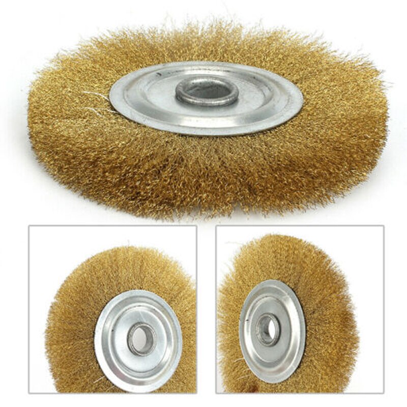 1 Pc 5 Inch Pure Copper Wires Wheel Brass Brushes ... – Grandado