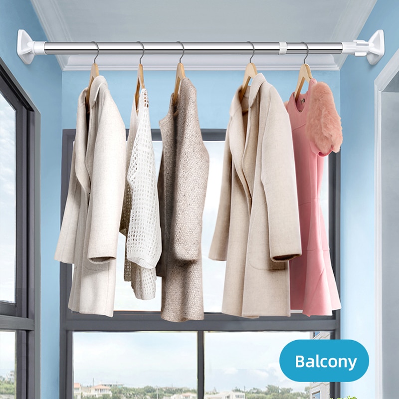 Joboys Stainless Steel Telescopic Clothes Rail Dry... – Grandado