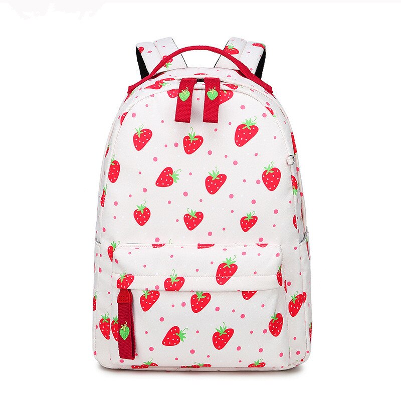 Strawberry Mango Avocado Apple Printed Backpack Sw... – Grandado
