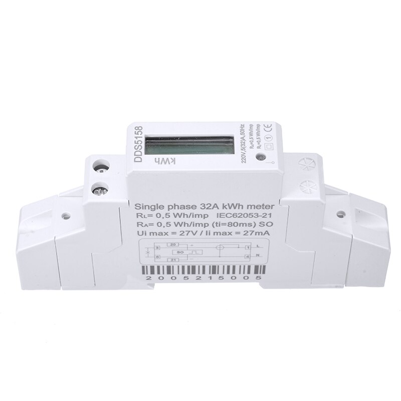 220v AC Digital LCD Energy Meter Wattmeter Wattage... – Grandado