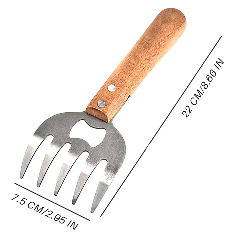 2 Pcs Meat Grab Shovel,Grilled Pork Bear Claw Stai... – Grandado
