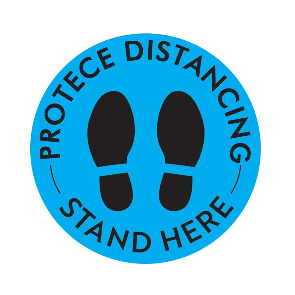 Social Distancing Floor Sticker Indoor Outdoor Gro... – Grandado