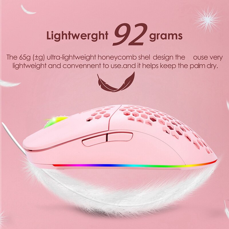 Usb 2.4G Draadloze Gaming Muis Rgb Gaming Muis Hon... – Vicedeal