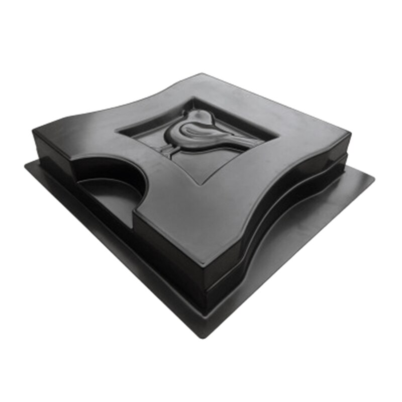 Villa Garden Simulation Stone Bird Chair Bench Leg... – Grandado