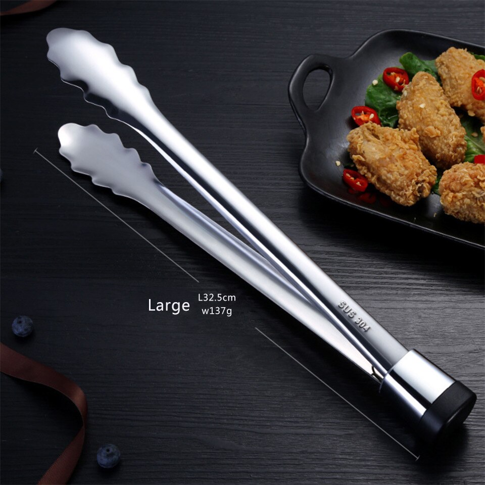 Kitchen Utensils Food Tong 304 Stainless Steel Coo... – Grandado