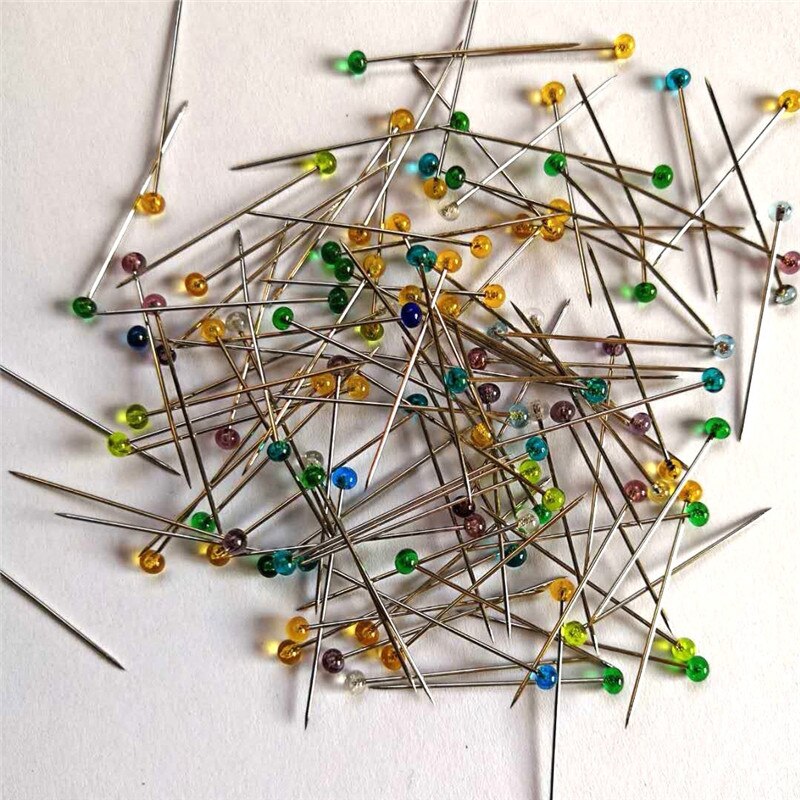 100 pcs/250 stks/partij Naalden 32mm glas hoofd kr... – Grandado