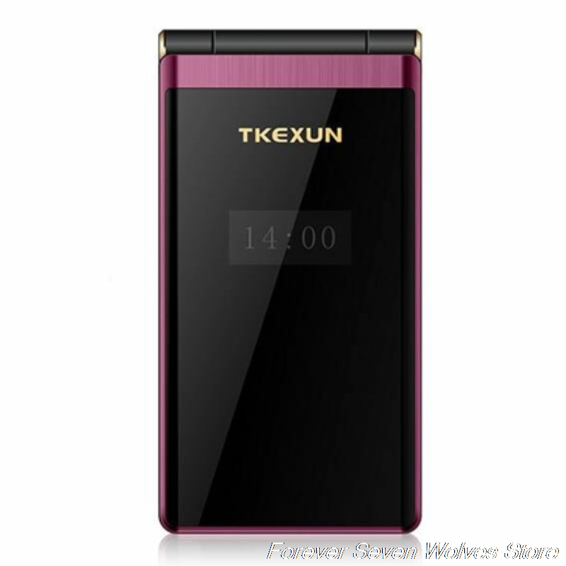 Original TKEXUN M2 Flip Metal Body Phone Dual Scre... – Vicedeal