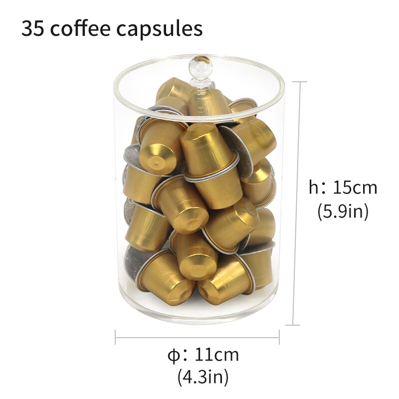Coffee capsule storage accessories acrylic box des... – Grandado