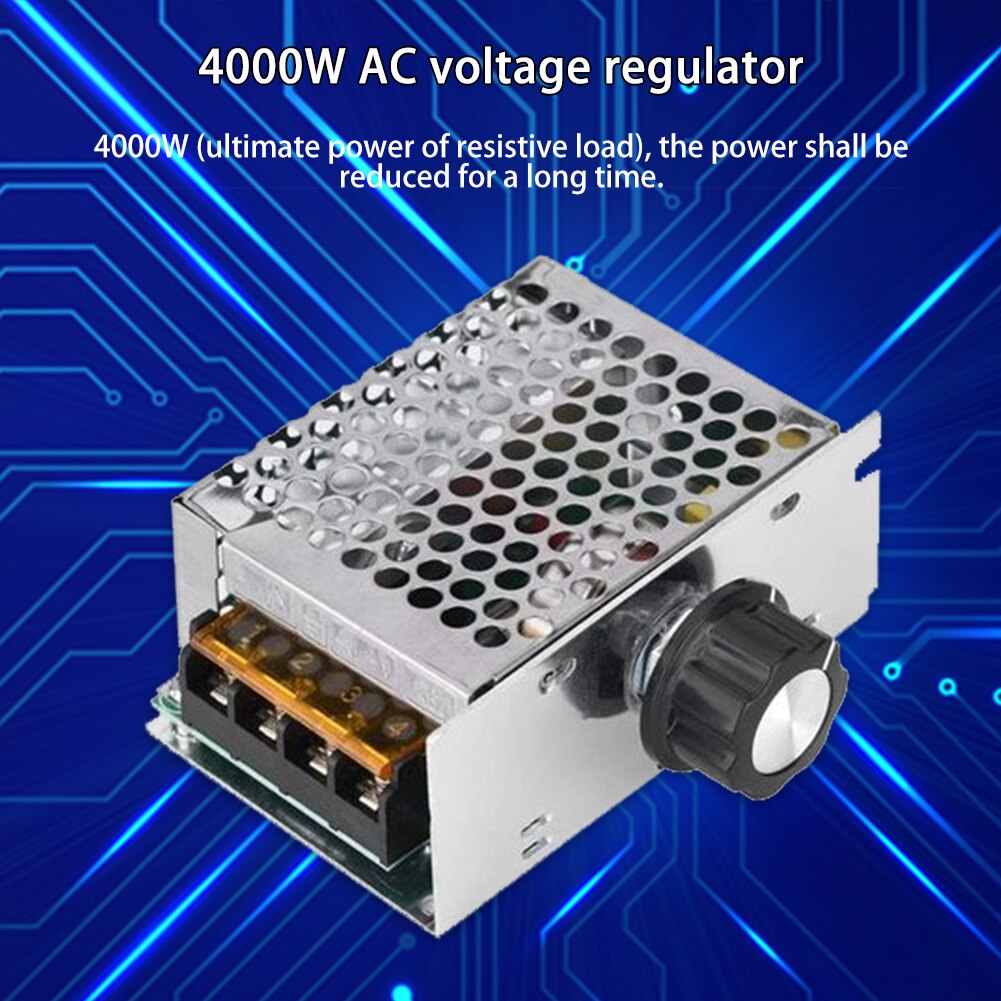 4000W 220V Thyristor Voltage Regulator Practical S... – Grandado