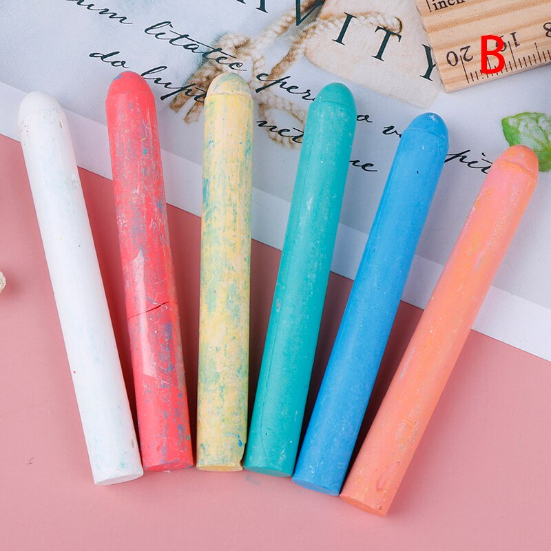 6pcs/lot Color White Dustless Chalk Pens For Chalk... – Vicedeal