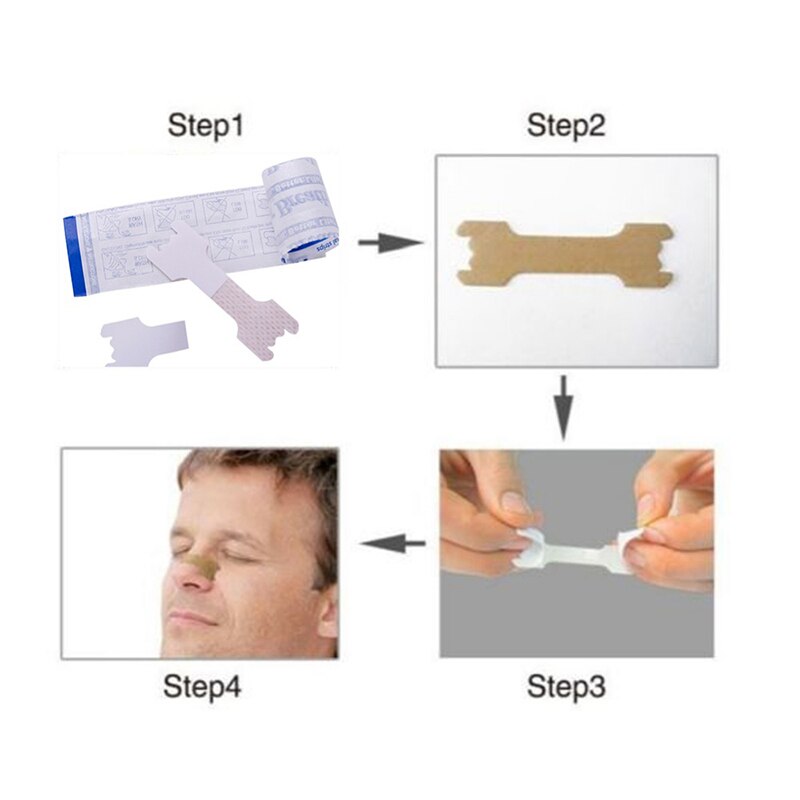 Portable Min 50Pcs Ventilation Nasal Stickers Stri... – Vicedeal